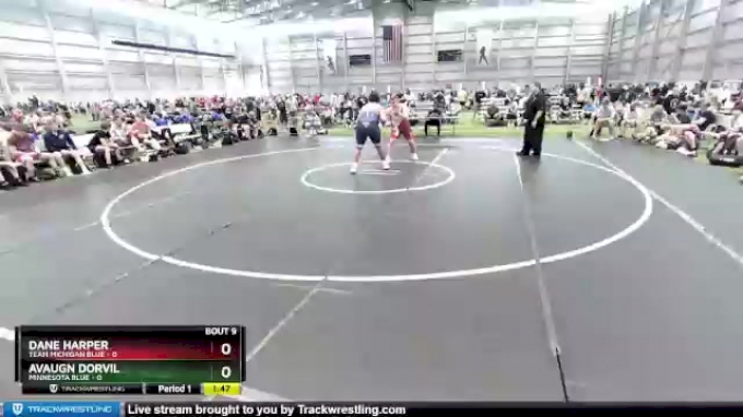 285 lbs Round 3 (8 Team) - Dane Harper, Team Michigan Blue vs Avaugn ...
