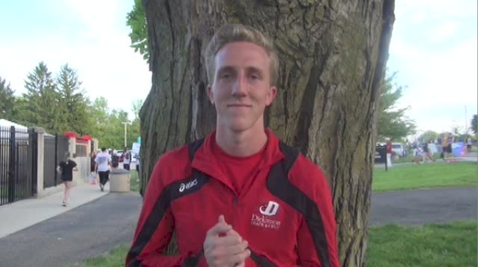 Ryan Steinbock of Dickinson after 1500 prelims
