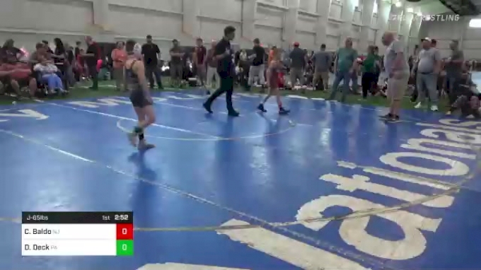 J-65 lbs Consi Of 8 #1 - Christopher Baldo, NJ vs Dylan Deck, PA