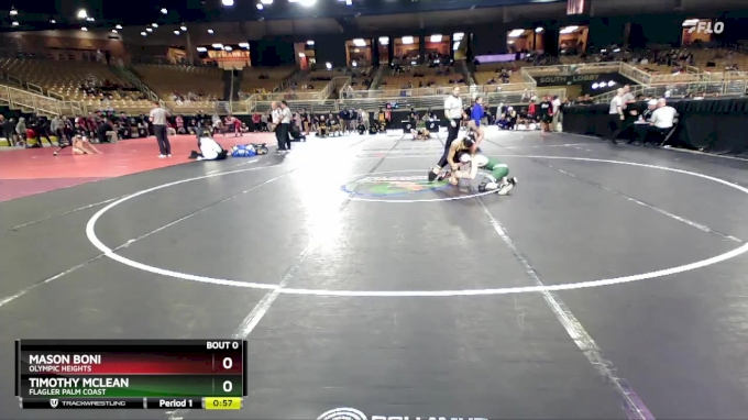 120 lbs Cons. Round 2 - Timothy Mclean, Flagler Palm Coast vs Mason ...