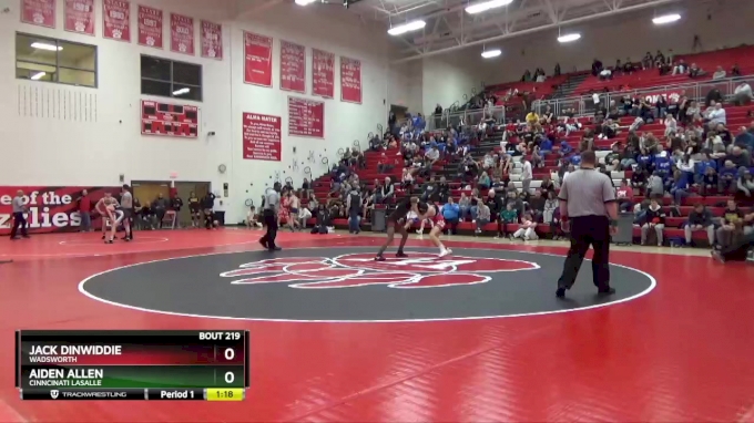 120 lbs Semifinal - Jack Dinwiddie, Wadsworth vs Aiden Allen ...