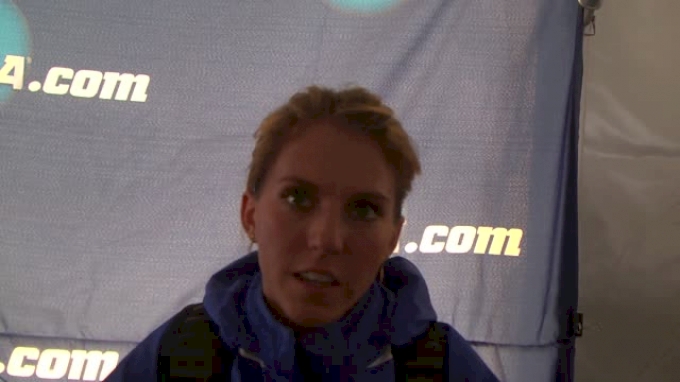 Florida's Cory McGee has a little scuffle in the 1500 prelim