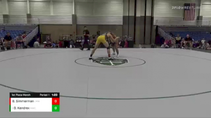 223 lbs 1st Place Match - Devin Kendrex, Marauder Wrestling Club vs ...