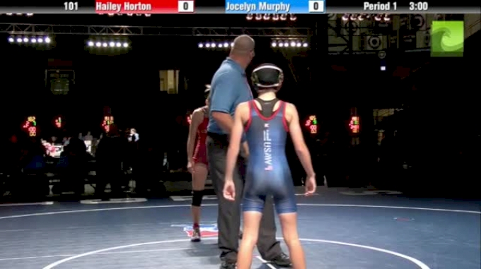 101lbs Finals Hailey Horton (GA) vs. Jocelyn Murphy (IL)
