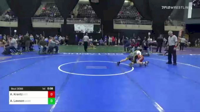 68 lbs Consi Of 8 #2 - Alexis Krantz, Pittston vs Aubrey Lawson, Harrington