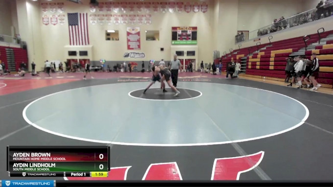 127 lbs Quarterfinal - Aydin Lindholm, South Middle School vs Ayden ...