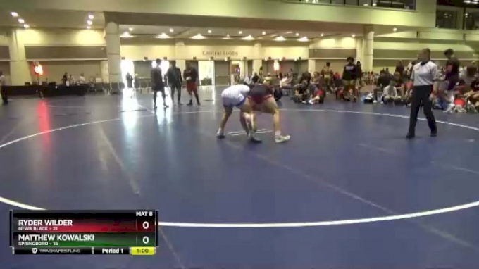 170 lbs Round 1 (10 Team) - Ryder Wilder, NFWA Black vs Matthew ...