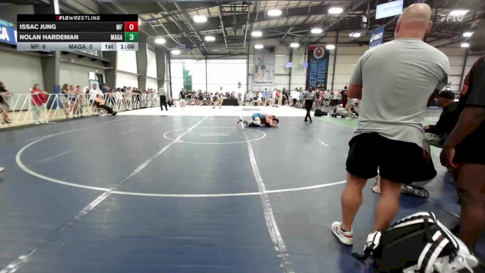 113 lbs Rr Rnd 3 - Issac Jung, MF Army vs Nolan Hardeman, MAGA RTC