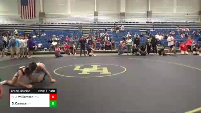 109 lbs Champ. Round 2 - Justin Williamson, Region Wrestling Academy vs ...