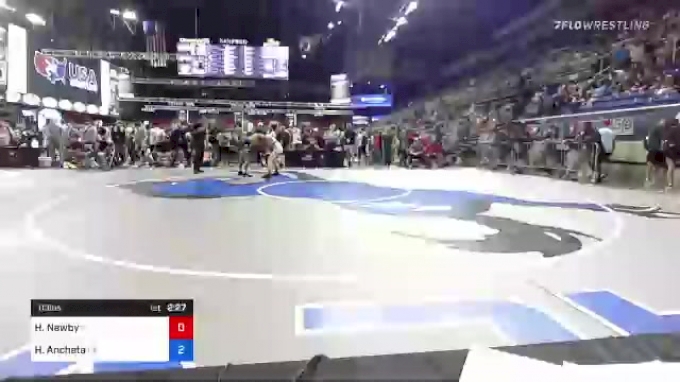 113 lbs Consi Of 32 #2 - Hans Newby, Idaho vs Hayden Tyler Ancheta ...