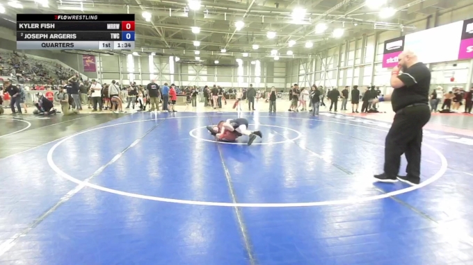 110 lbs Quarters - Kyler Fish, Mat Rats Rebooted Wrestling vs Joseph ...