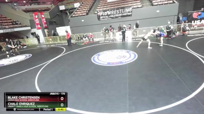 175 lbs Cons. Round 6 - Blake Christensen, Ukiah High School Wrestling ...
