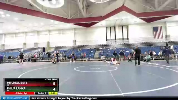 160 lbs Cons. Semi - Mitchell Betz, IN vs Philip Lamka, MI