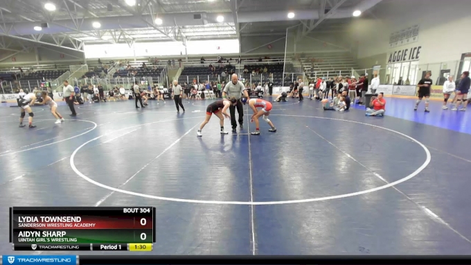 110 lbs 5th Place Match - Aidyn Sharp, Uintah Girl`s Wrestling vs Lydia ...