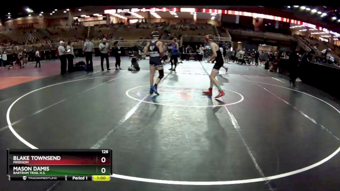 126 lbs Cons. Round 2 - Blake Townsend, Freedom vs Mason Damis, Bartram ...