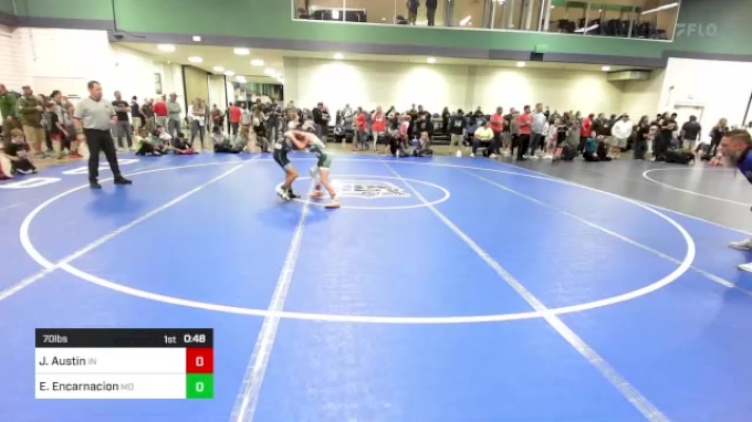 70 lbs Consi Of 16 #2 - Jon Luke Austin, IN vs Ethan Encarnacion, MD