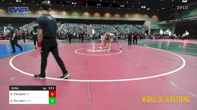 157 lbs Final - Kael Campos, Sunnyside Ironman Wrestling vs Adrian De Leon, Wright Wrestling Academy