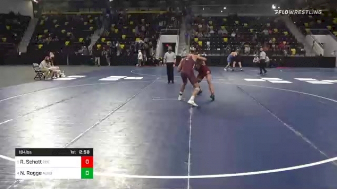 184 lbs 5th Place - Ryan Schott, Coe College vs Nick Rogge, Augsburg ...