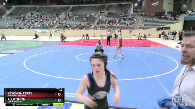 114 lbs Cons. Round 1 - Allie Smith, Simon Kenton vs Keyonna Perry ...
