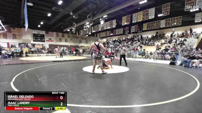 285 lbs Cons. Semi - Isaac Landry, Pine Creek vs Israel Delgado ...