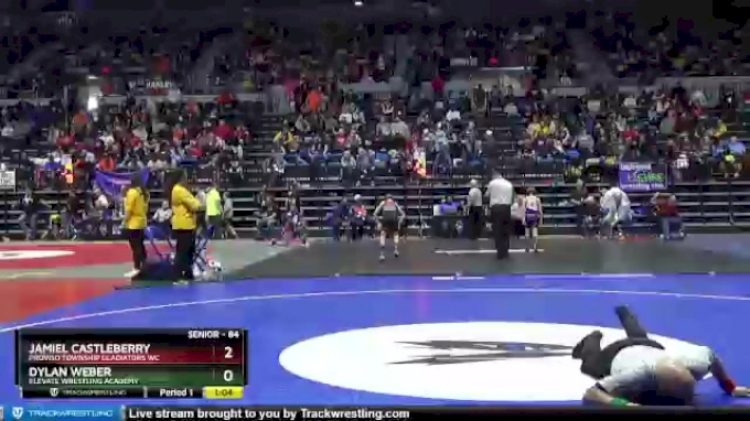 84 lbs Champ. Round 2 - Jamiel Castleberry, Proviso Township Gladiators ...