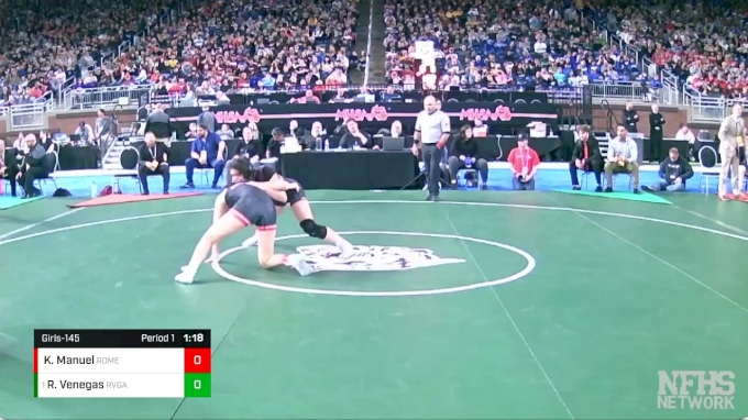 Girls-145 lbs 1st Place Match - Rihanna Venegas, Gabriel Richard ...