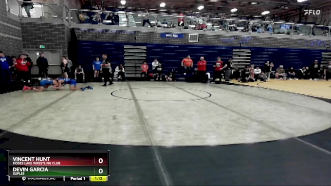 95 lbs Semifinal - Devin Garcia, Suples vs Vincent Hunt, Moses Lake Wrestling Club