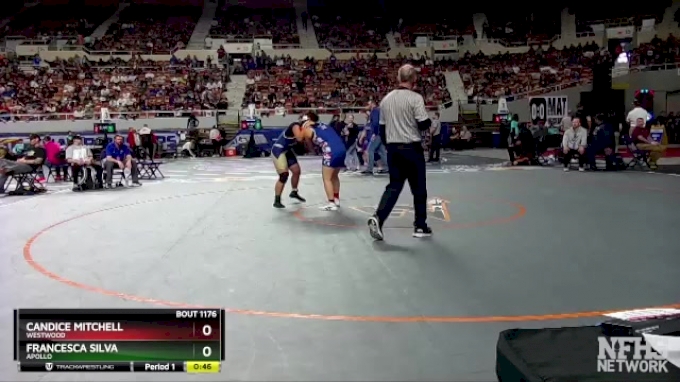 D1-165 lbs Cons. Round 1 - Candice Mitchell, Westwood vs Francesca ...