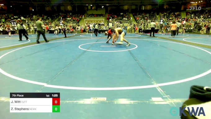 132 lbs 7th Place - Jackson Witt, Tuttle Wrestling vs Zander Stephens ...