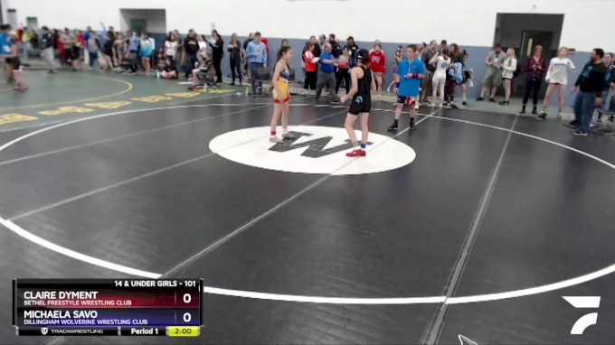 101 lbs Rr1 - Michaela Savo, Dillingham Wolverine Wrestling Club vs ...