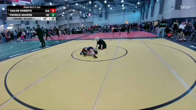 49 lbs Champ. Round 1 - Sailor Roberts, Wesley Club Wrestling vs ...