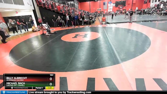 160 lbs Cons. Round 1 - Billy Albrecht, Algonquin (JACOBS) vs Michael ...