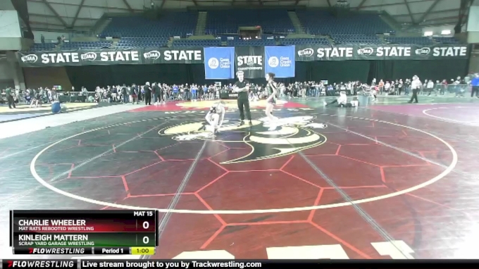 115 lbs Cons. Semi - Charlie Wheeler, Mat Rats Rebooted Wrestling vs ...