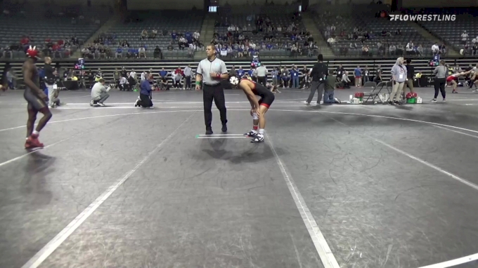 133 lbs Semifinal - Justin Mejia, Clackamas vs Caleb Meekins, Indian Hills