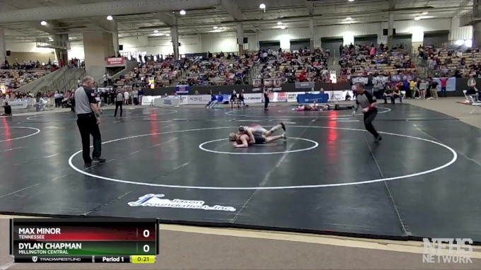A 132 lbs Cons. Round 2 - Max Minor, Tennessee vs Dylan Chapman ...