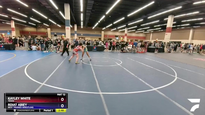 140 lbs Cons. Round 1 - Kayley White, Texas vs Rdiat Abiey, Best ...