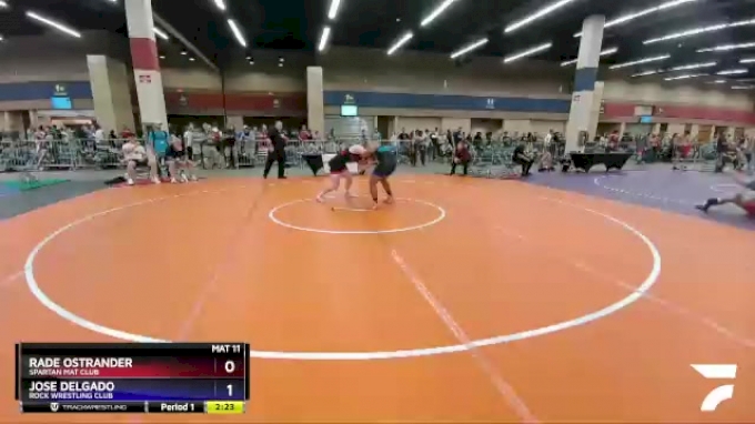 182 lbs Champ. Round 2 - Rade Ostrander, Spartan Mat Club vs Jose ...