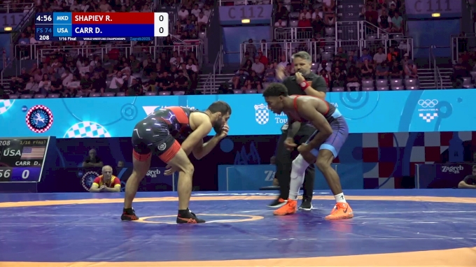 74 kg Qualif. - Rasul Shapiev, North Macedonia vs David Aaron Carr ...