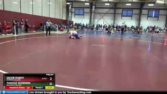 285 lbs Prelim - Jacob Raboy, Hunter College vs Thomas Goodwin ...