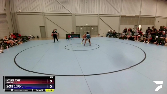 152 lbs Placement Matches (8 Team) - Kylee Tait, Ohio Red vs Gabby Reid ...
