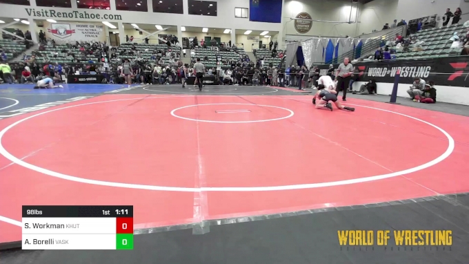 98 lbs Quarterfinal - Sophie Workman, Khutulun vs Angelina Borelli ...