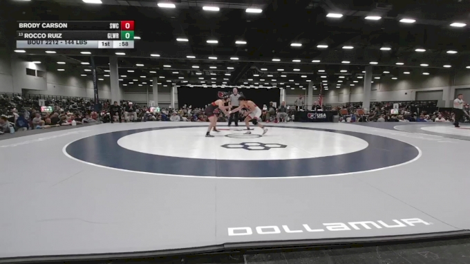 144 lbs Cons. Quarters - Brody Carson, Silverback Wrestling Club vs ...