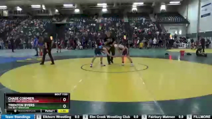 100 lbs Quarterfinal - Chase Cormier, Silver Lake Wrestling Club vs ...