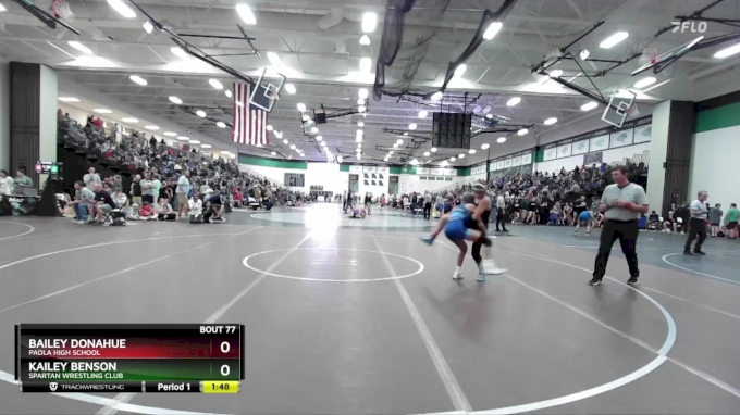 120 lbs Champ. Round 1 - Kailey Benson, Spartan Wrestling Club vs ...