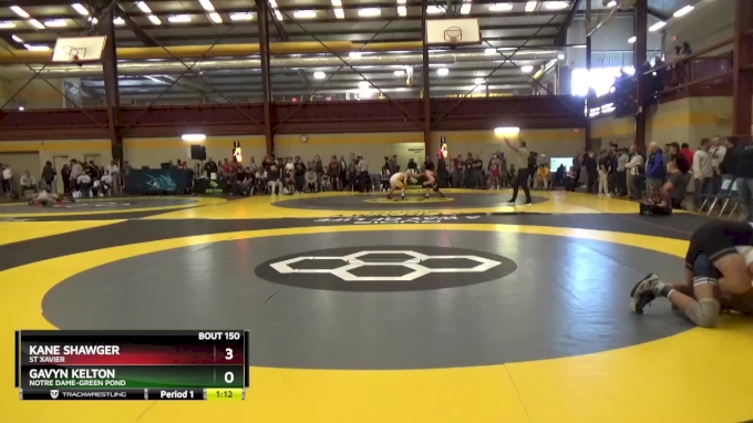 138 lbs Champ. Round 2 - Kane Shawger, St Xavier vs Gavyn Kelton, Notre ...