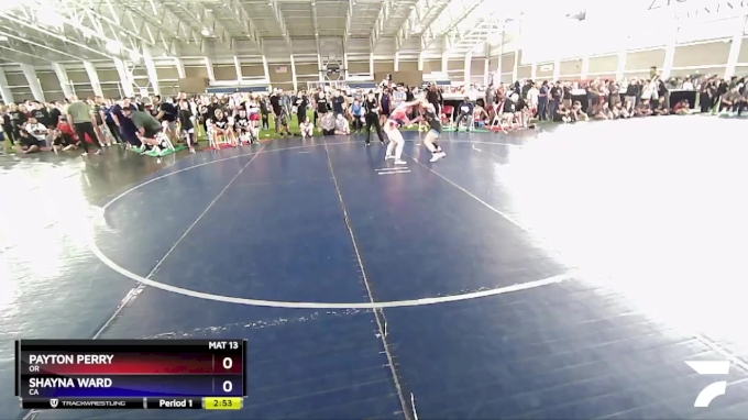 125 lbs Champ. Round 2 - Payton Perry, OR vs Shayna Ward, CA