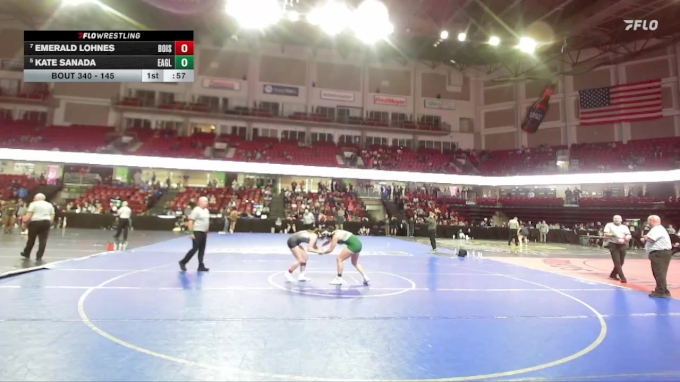 145 lbs 5th Place Match - Emerald Lohnes, Boise vs Kate Sanada, Eagle