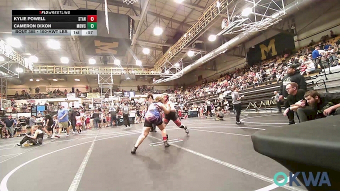 160-HWT lbs Quarterfinal - Kylie Powell, Standfast vs Cameron Dixon ...