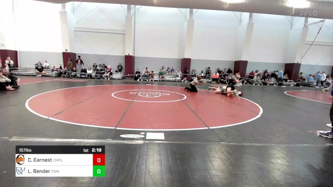 157 lbs Consi Of 8 #2 - Christopher Earnest, Campbell - UNATT vs Luke ...