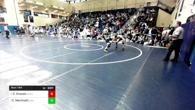 133 lbs Consi Of 8 #1 - Zane Crouse, Bishop McDevitt-Harrisburg vs ...